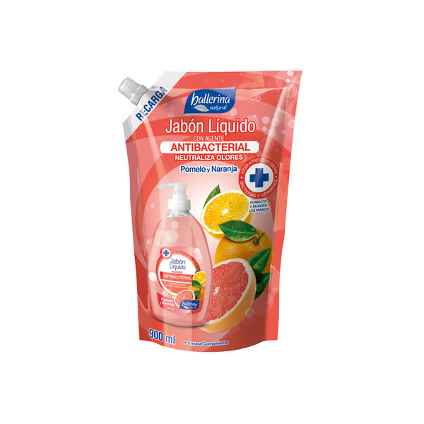 Jabón Líquido Antibacterial Pomelo y Naranja | Preunic