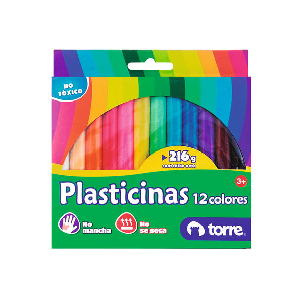 Plasticina 12 colores | Preunic