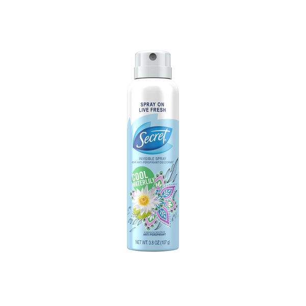 SECRET SPRAY COOL WATERLILY 107GR | Preunic