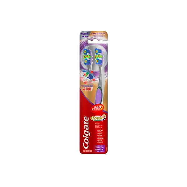 Cepillo Dental Colgate 360º Advanced Total 12 2unid | Preunic