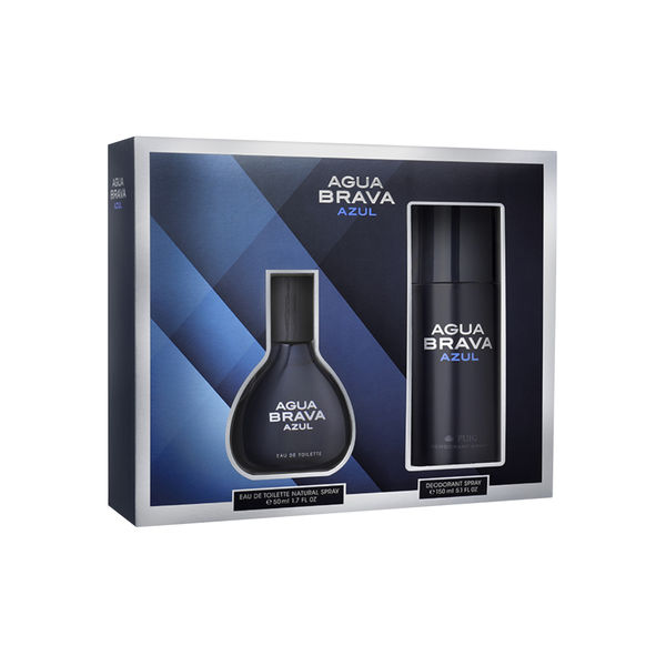 Agua Brava Set Azul EDT 50ml + Desodorante 150ml - Perfume Hombre | Preunic