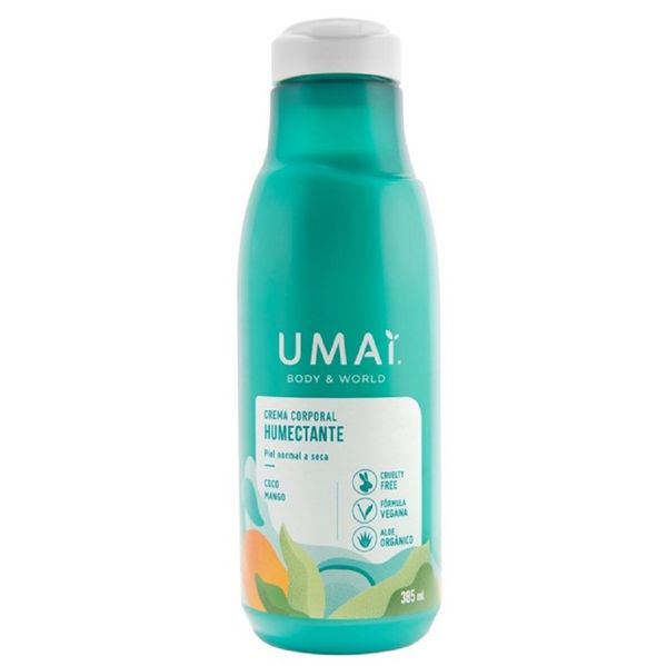 Crema Corporal Hidratante Fórmula Vegana Umai 385ML|Preunic