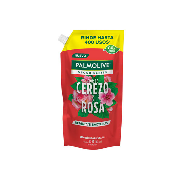 Jabon Líquido Palmolive Decor Series Flor de Cerezo & Rosa 800ml | Preunic