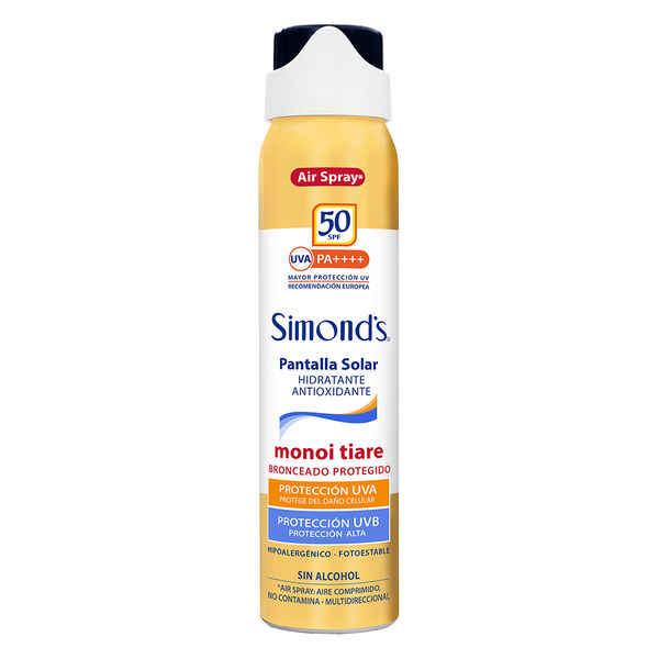 Pantalla Solar SPF 50 Monoi Tiare Aerosol 75ml. Simond’s | Preunic
