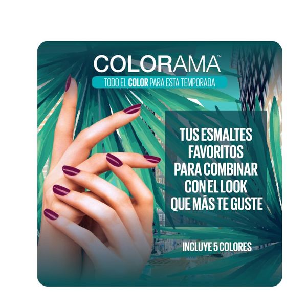Set Colores Colorama 5 Esmaltes 8 Ml Maybelline | Preunic