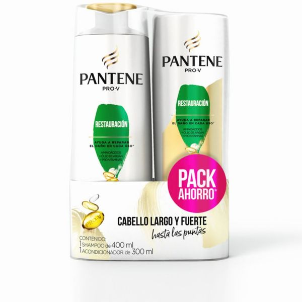 Pack Pantene Shampoo + Acondicionador Restauración | Preunic
