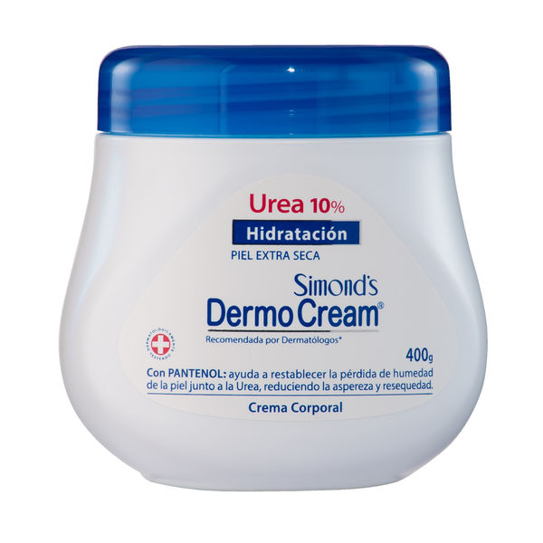 Simonds Dermocream Crema Hidratante Urea 10% Pote 400ml | Preunic