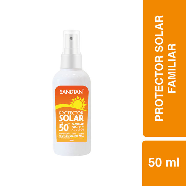 Protector Solar Sandtan Familiar FPS 50 50Ml Spray