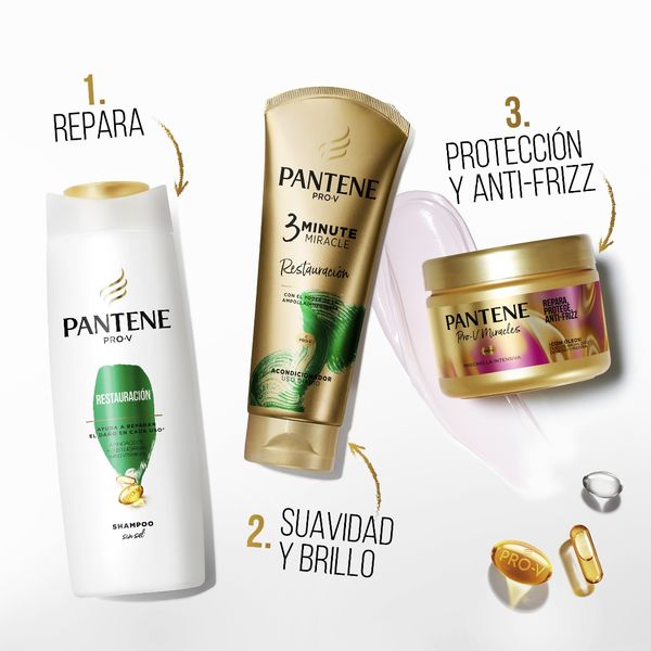 Shampoo Pantene Restauración con Aminoácidos 400ML | Preunic