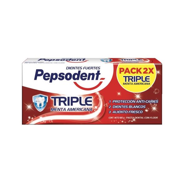 Pepsodent Triple Menta Americana 36X2X90G