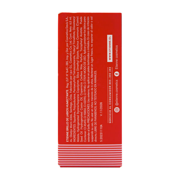 Lip Gloss Etienne Frugele Candy Frutilla N°04