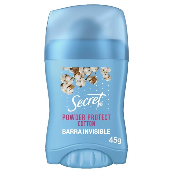 Antitranspirante en Barra Secret Powder Protect Cotton 45 g