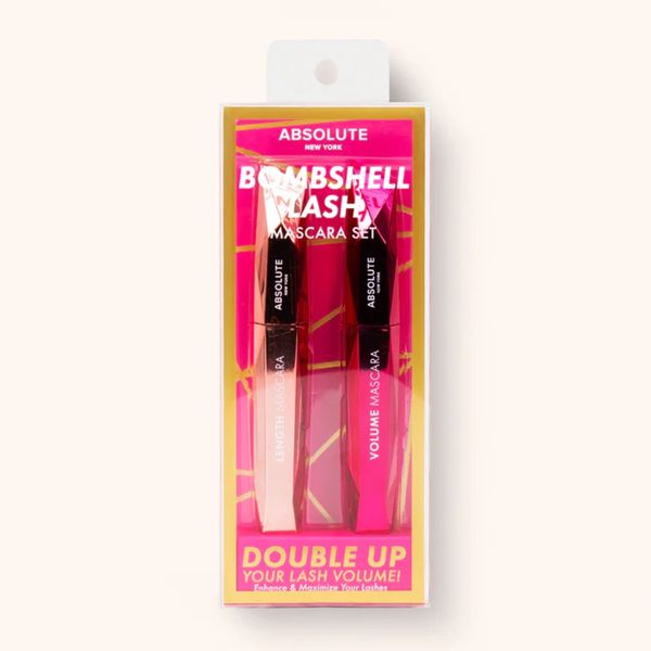Set De Máscara De Pestañas Absolute New York Bombshell
