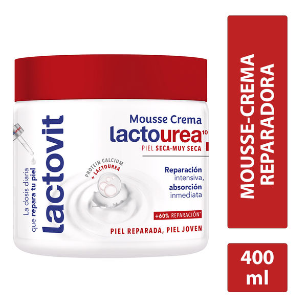 Crema Corporal Lactovit Lactourea Mousse 400 Ml